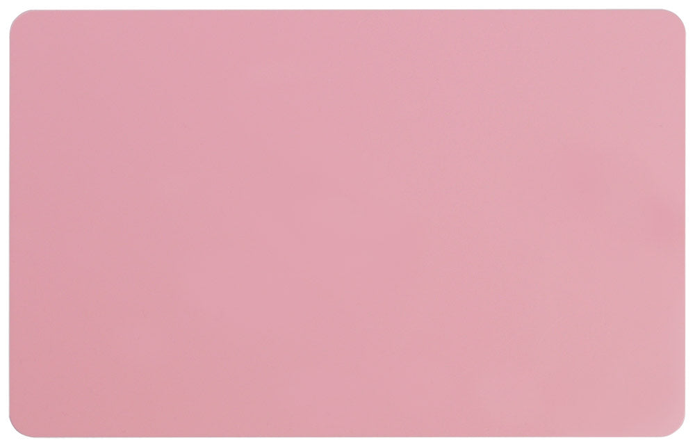 Pink PVC ID Card (CR80/Credit Card Size, 2.13" x 3.38") Box of 500 ...