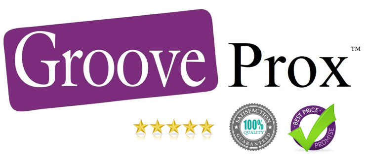 GrooveProx AWID Compatible (AWID26 26bit)- Printable ISO Thin Style ...